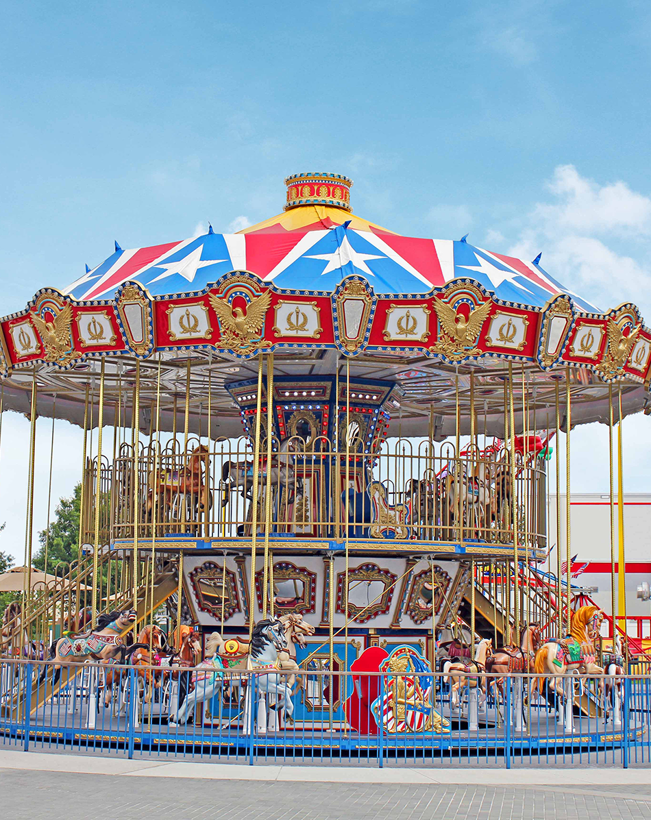 David Couch and Stephanie Quayle Double Decker Carousel, Children's ...
